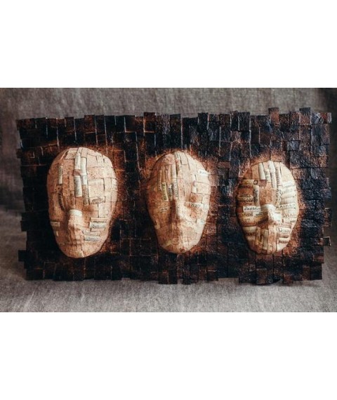 Painting installation Faceless. - buy Painting installation Faceless ...